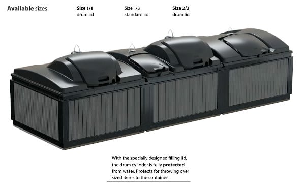 MolokDomino | Underground waste disposal | Molok