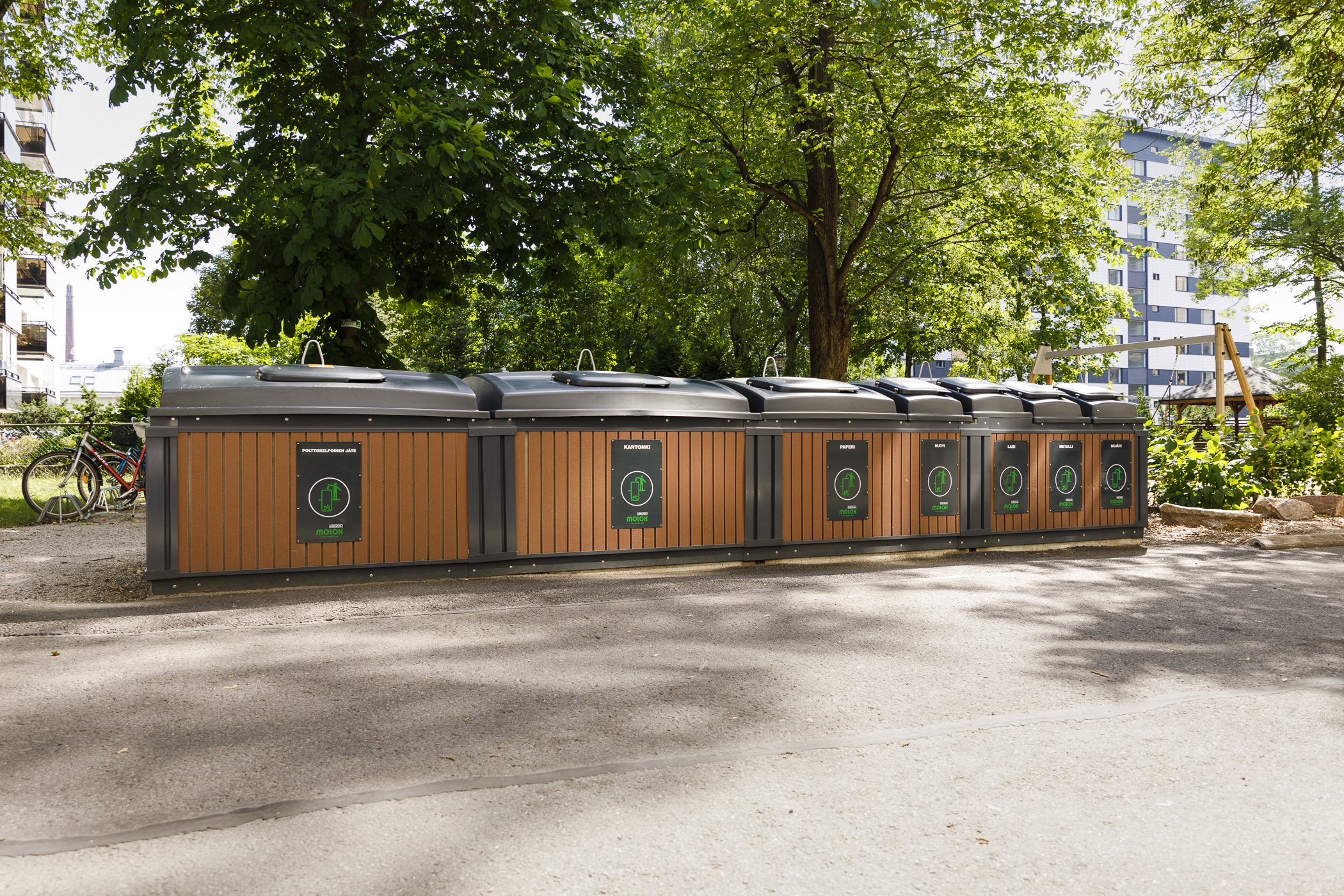 MolokDomino | Jätteenkeräysjärjestelmä | Molok