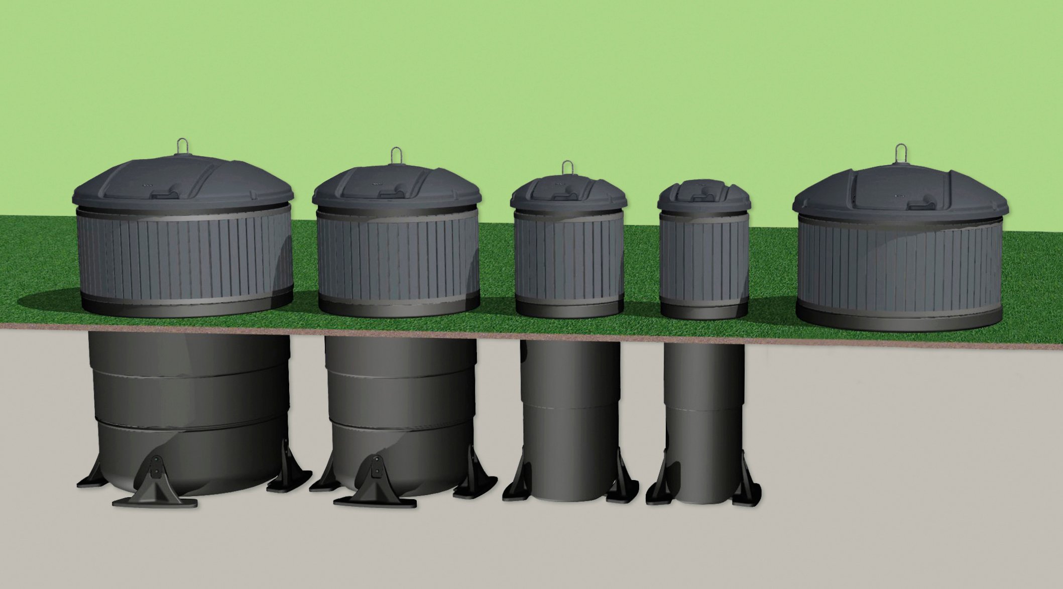 MolokClassic | Underground waste bin | Molok