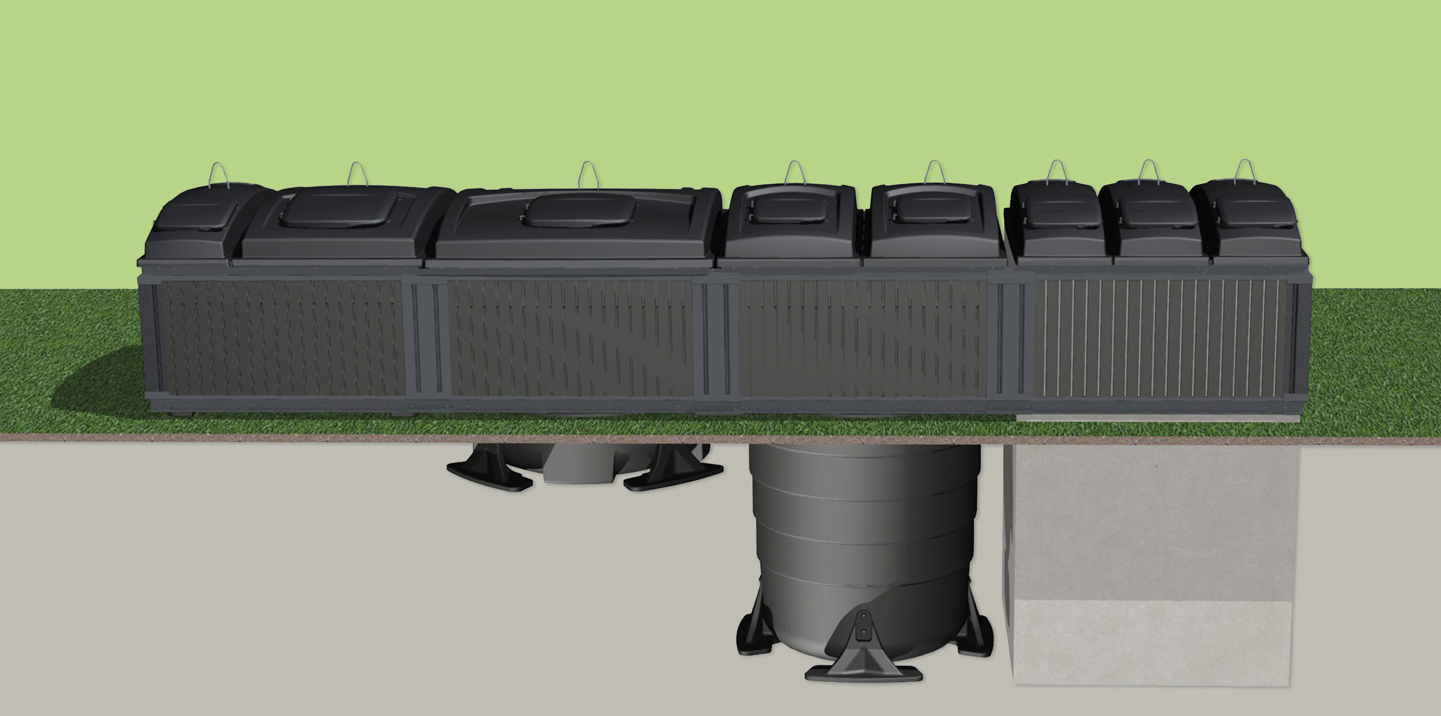 MolokDomino | Underground waste disposal | Molok